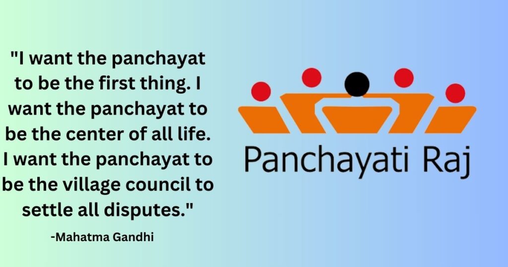 Panchayat Raj System in India. - PoliticaQnA